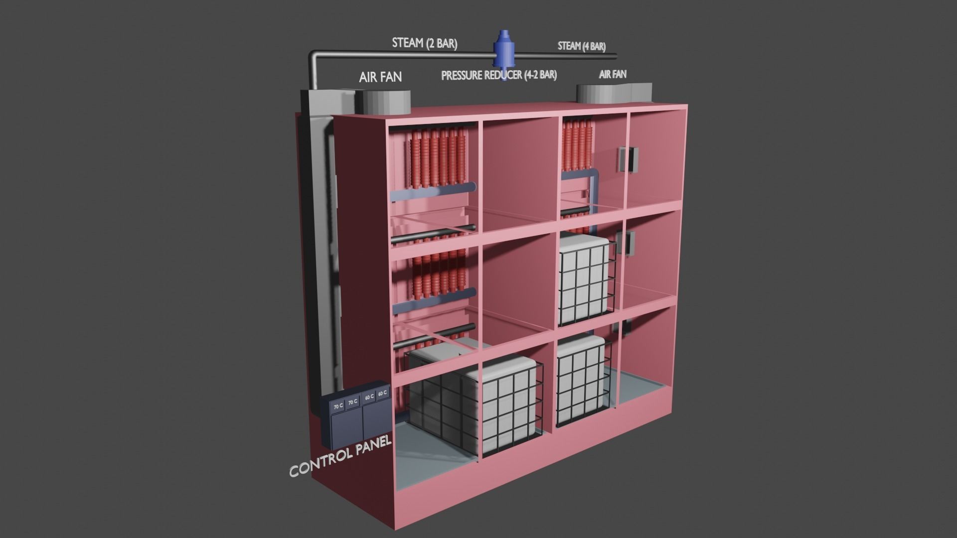 3D model chemical melting chamber VR / AR / low-poly | CGTrader