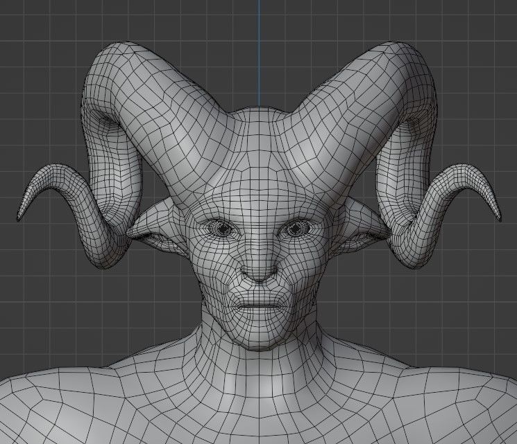 Satyr BaseMesh 3D model | CGTrader