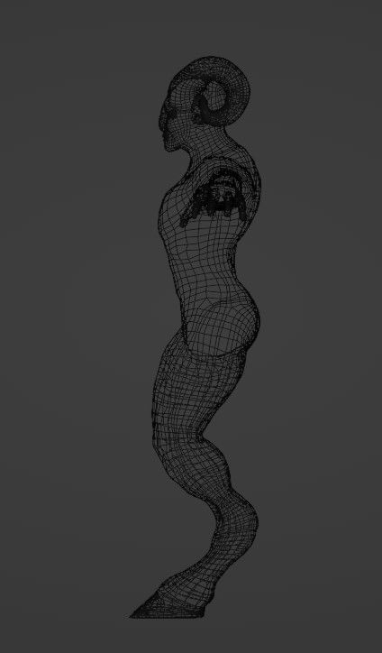 Satyr BaseMesh 3D model | CGTrader