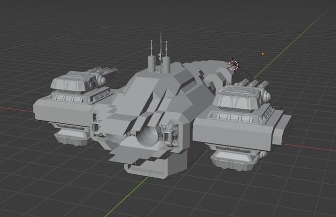 Kristang Destroyer free 3D model | CGTrader