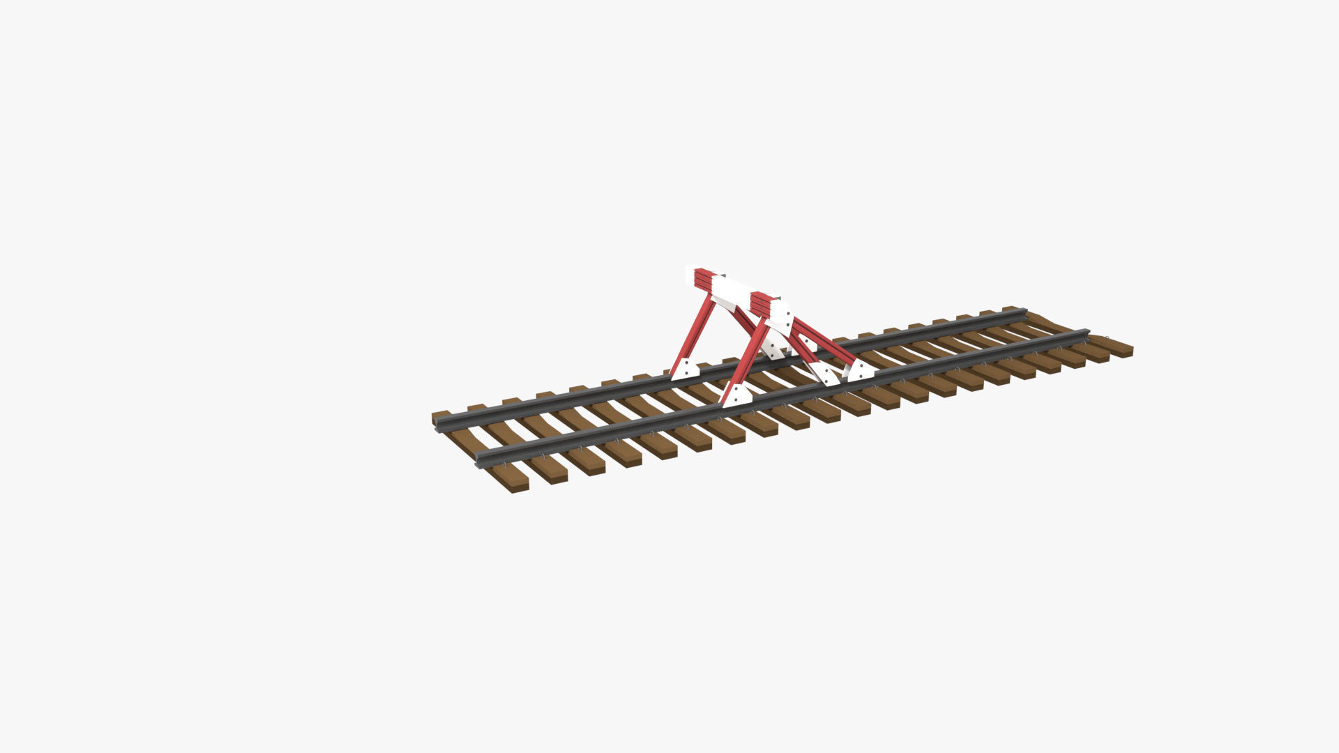 Railway Buffer Stop 3D model | CGTrader