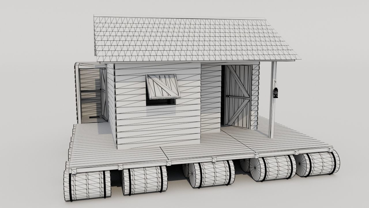 Floating House 3D model 3D printable | CGTrader