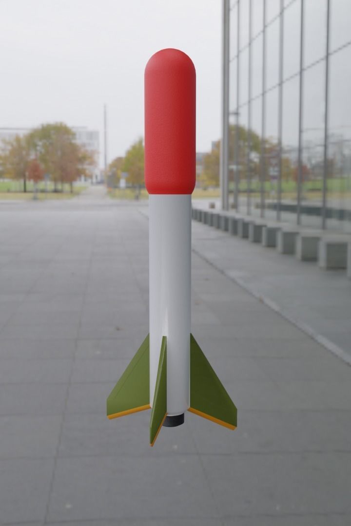 3D model Nuclear Missile VR / AR / low-poly | CGTrader