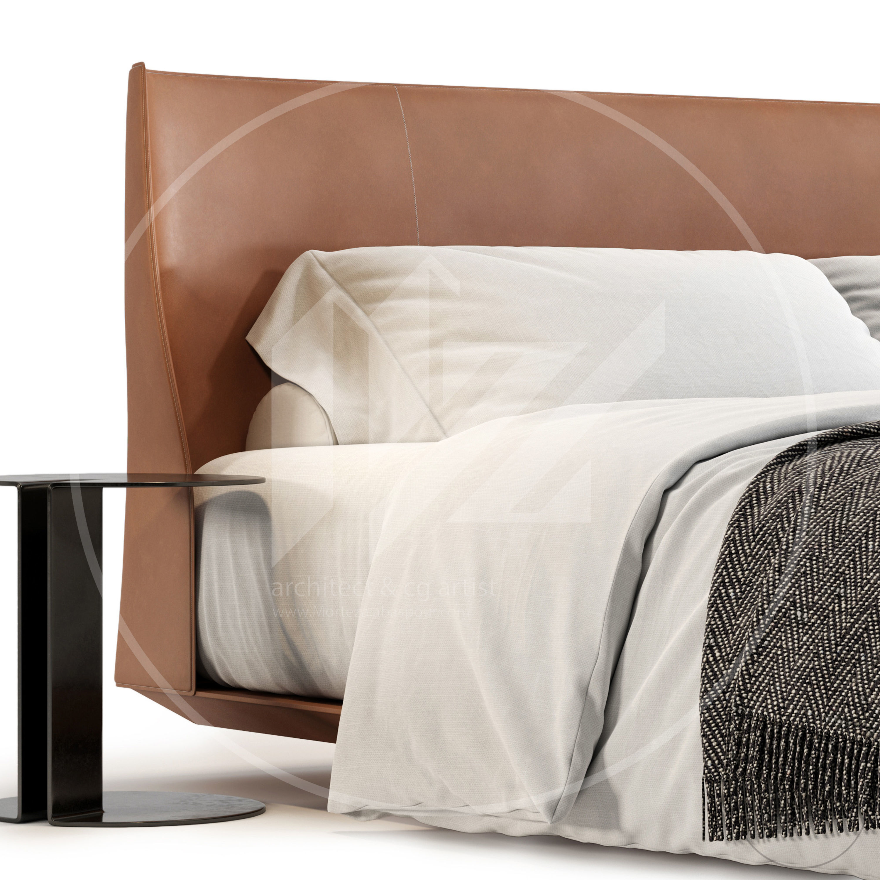 B And B Italia Alys Bed 3D model | CGTrader