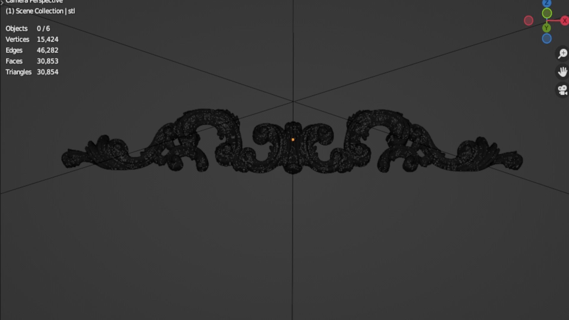 Classic decor ornament 170 3D model | CGTrader