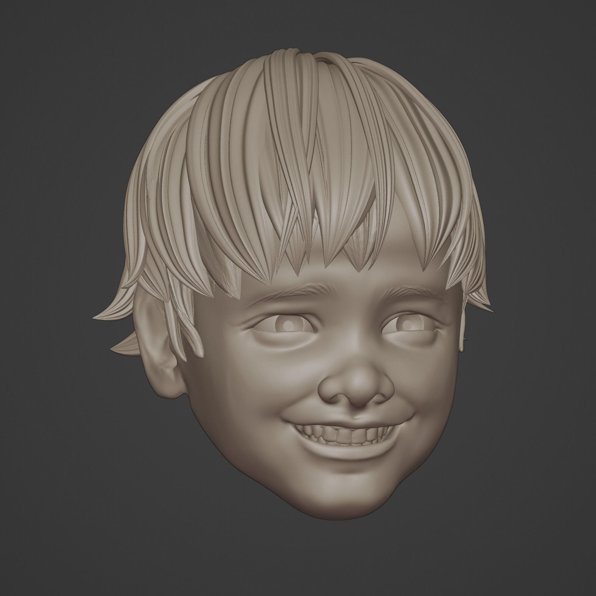 Omega Head Sculpt 3D model 3D printable | CGTrader