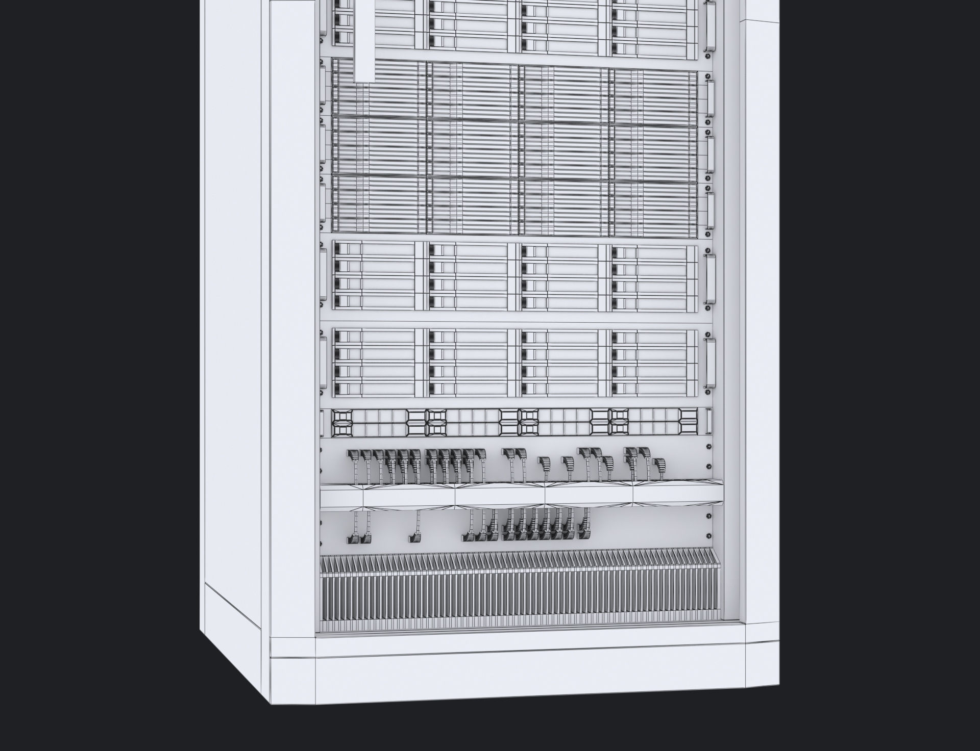 3D model Modular Server Rack VR / AR / low-poly | CGTrader