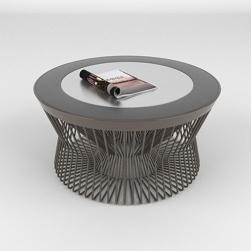 Contemporary Outdoor Table 3D model | CGTrader