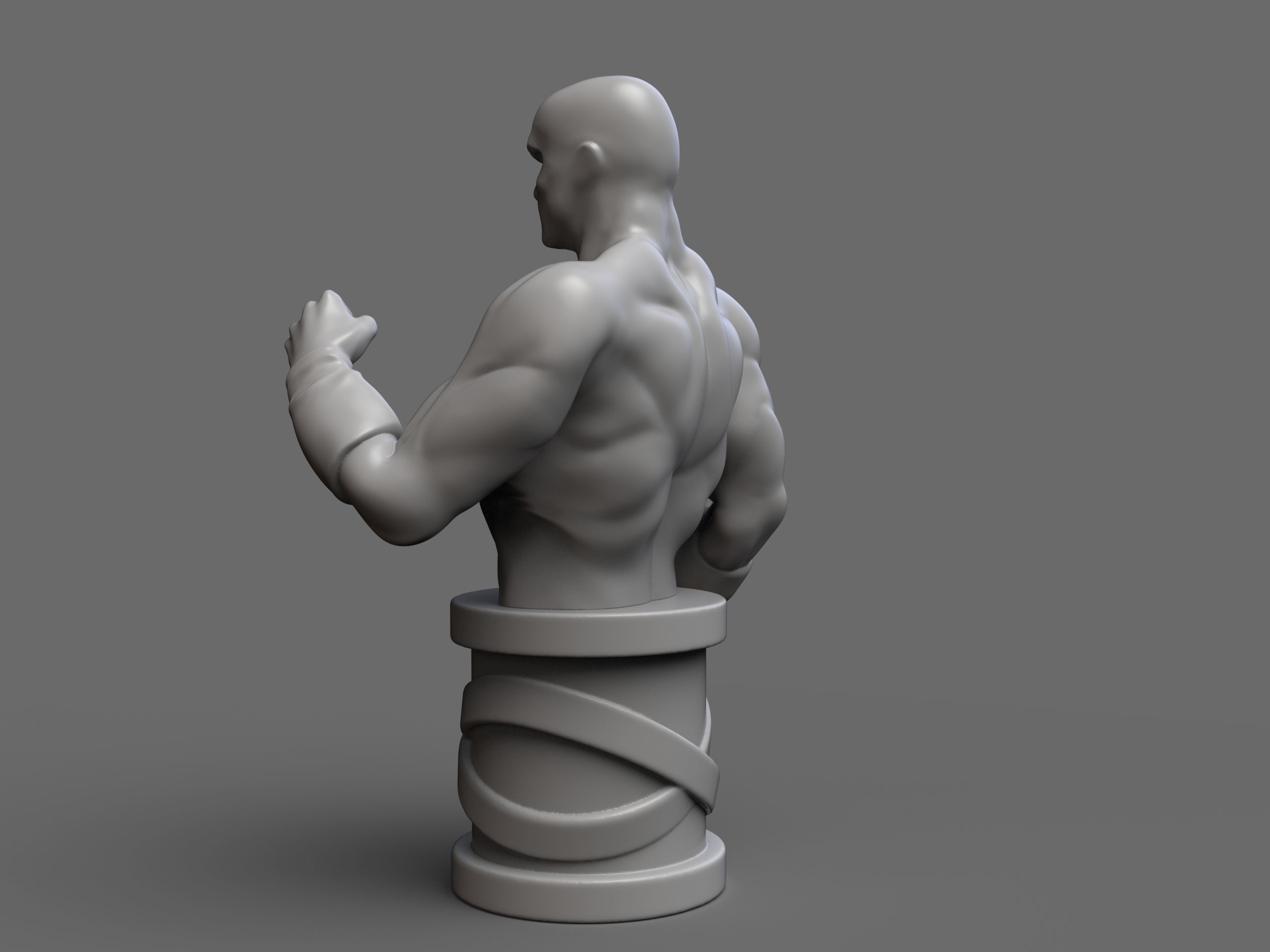 White Tiger - Tigre Bianca - Marvel inspired BUST 3D model 3D printable ...