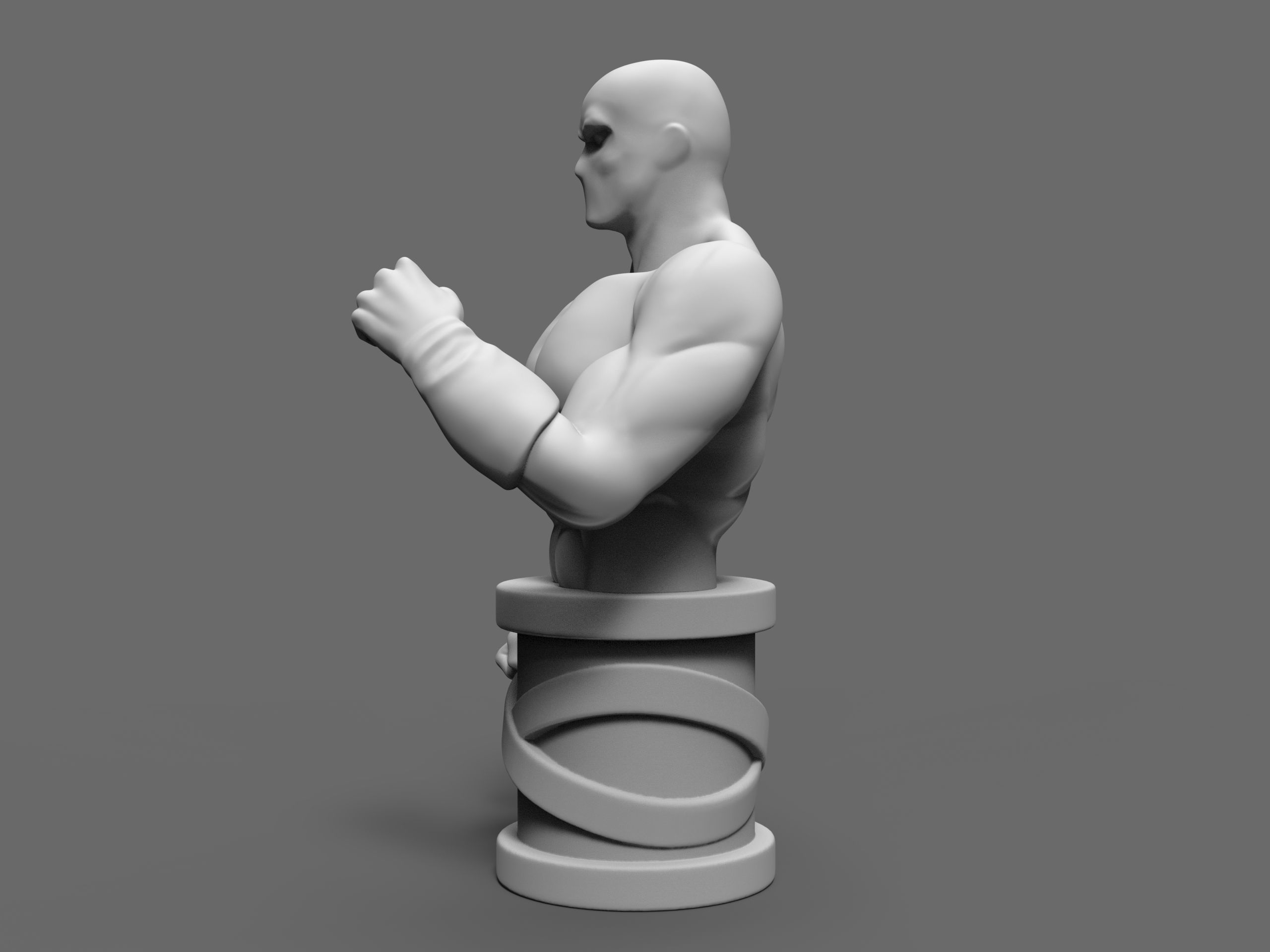 White Tiger - Tigre Bianca - Marvel inspired BUST 3D model 3D printable ...