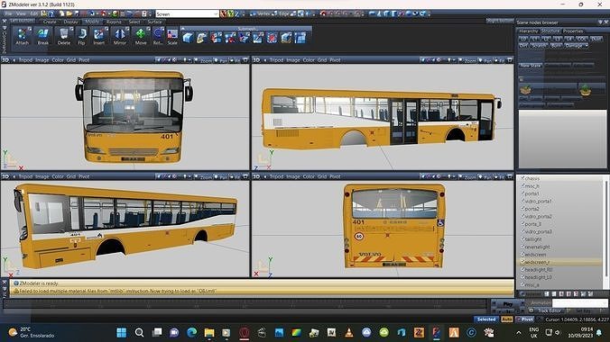 3D model Volvo B12B Funchal 3D Bus VR AR low-poly 3d model VR / AR / low-poly | CGTrader