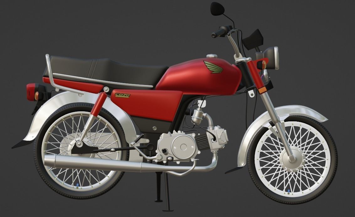 CD70 BIKE 3D model | CGTrader