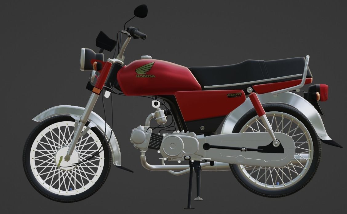 CD70 BIKE 3D model | CGTrader