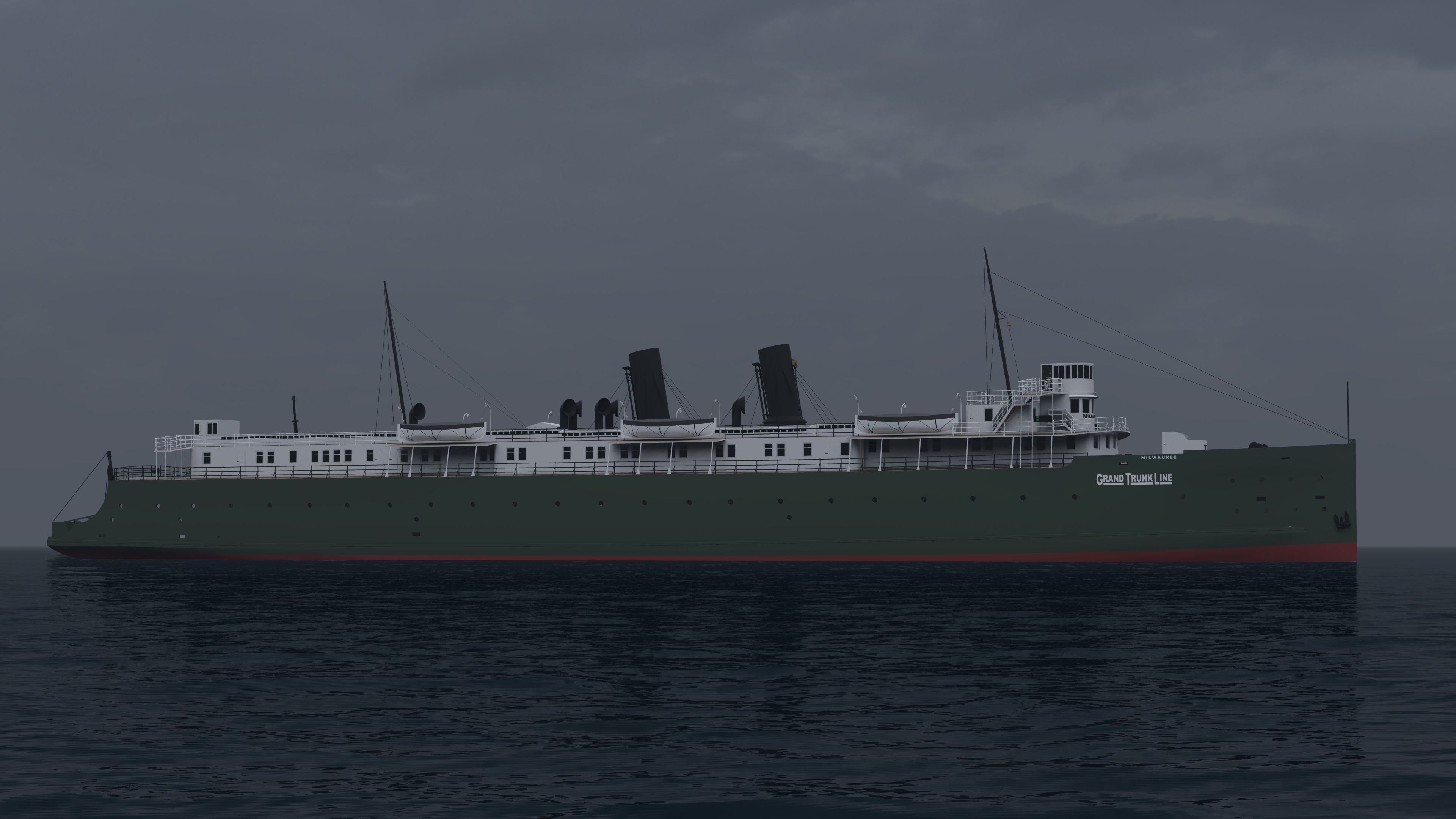SS Milwaukee 3D model | CGTrader