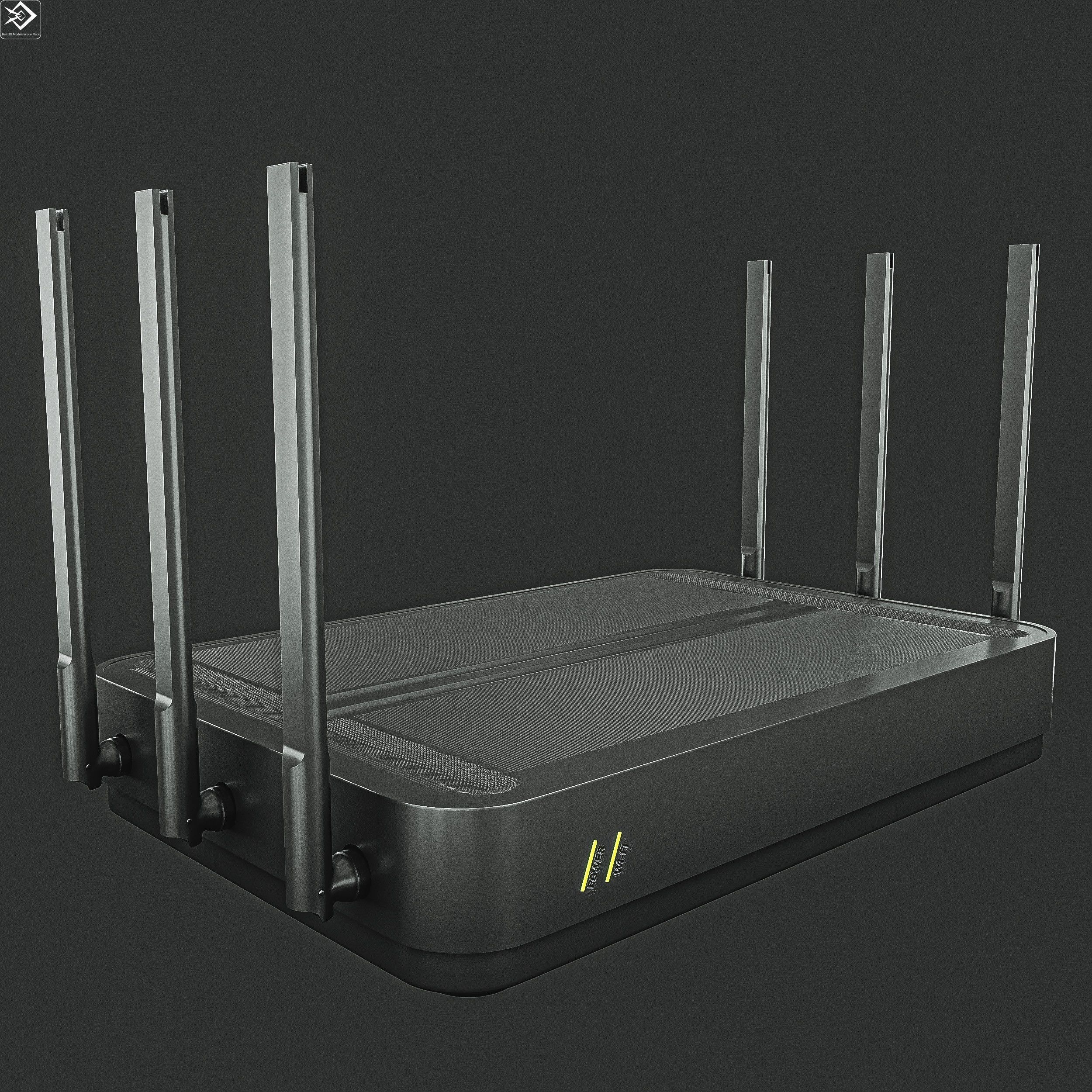 3D model Router PBR 2 Types VR / AR / low-poly | CGTrader