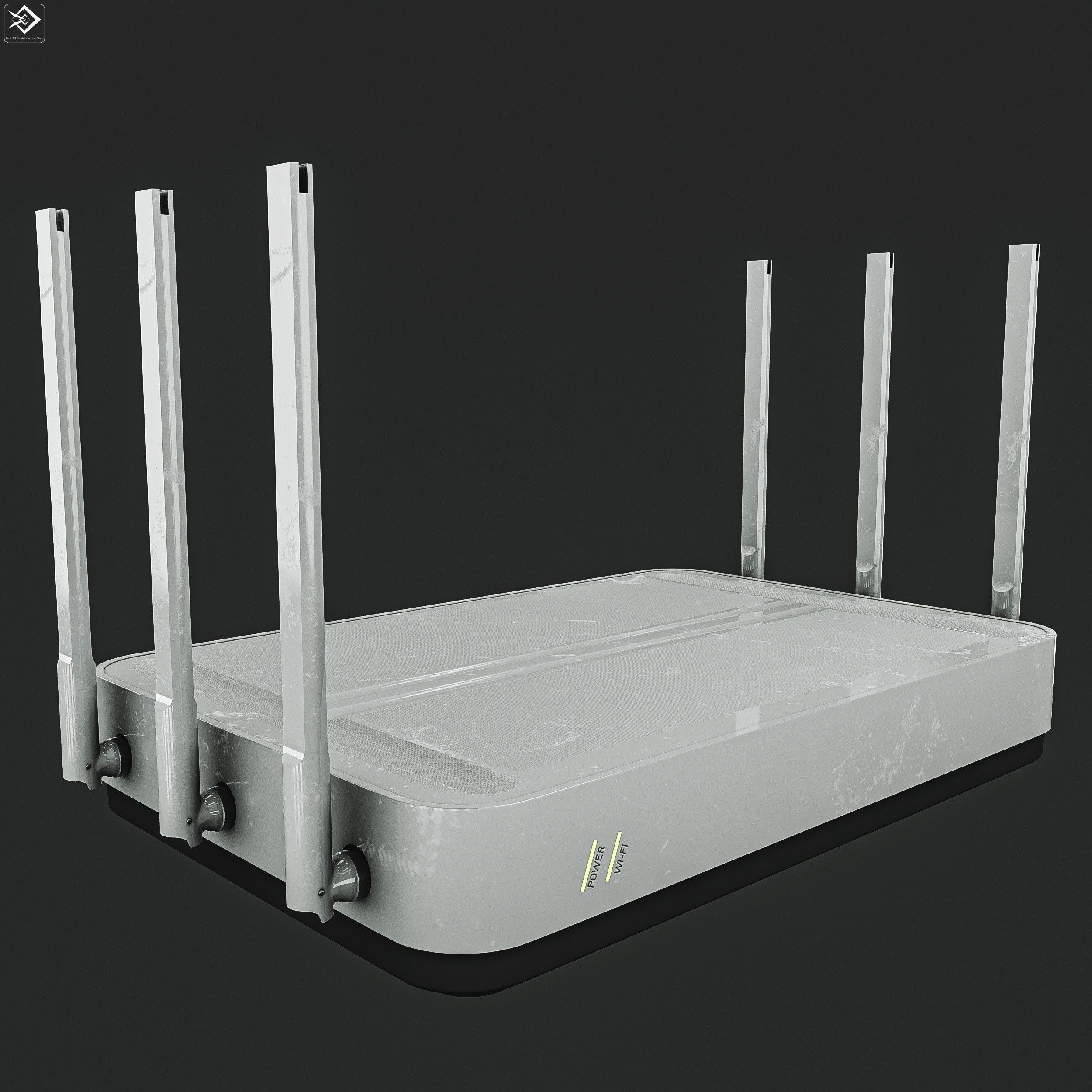 3D model Router PBR 2 Types VR / AR / low-poly | CGTrader