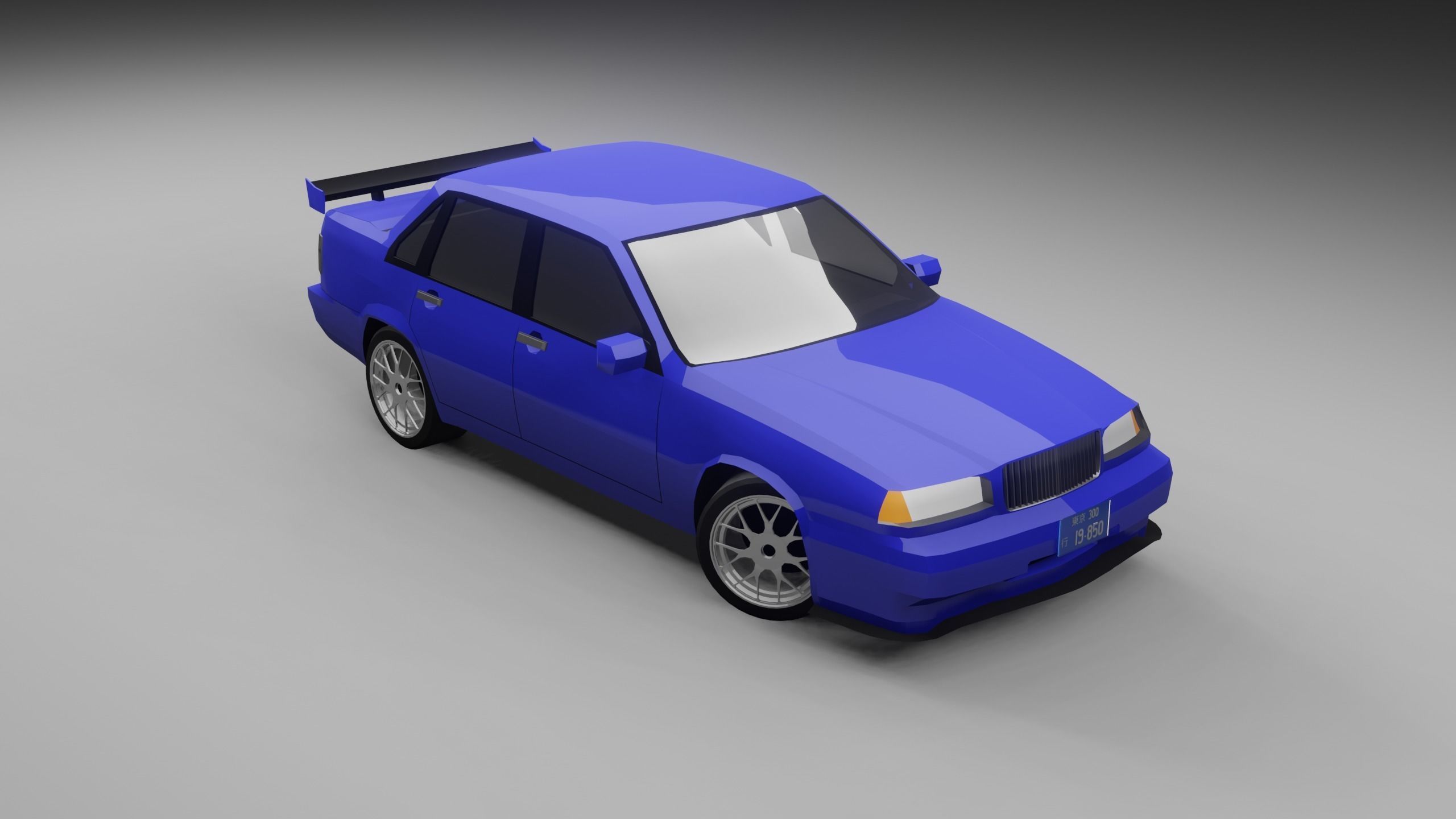 Volvo 850 BTCC 1995 Saloon free VR / AR / low-poly 3D model | CGTrader