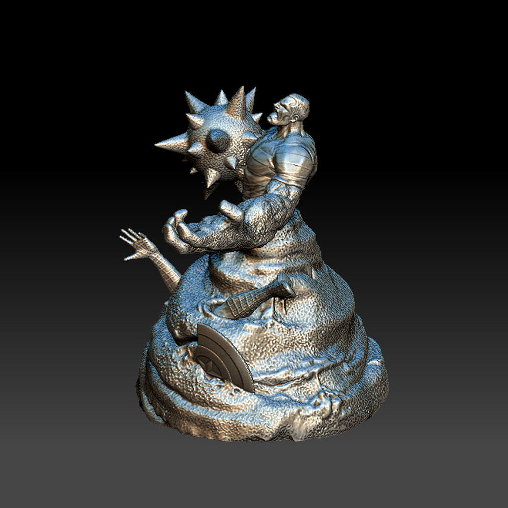 Sandman statue of man free 3D model 3D printable | CGTrader