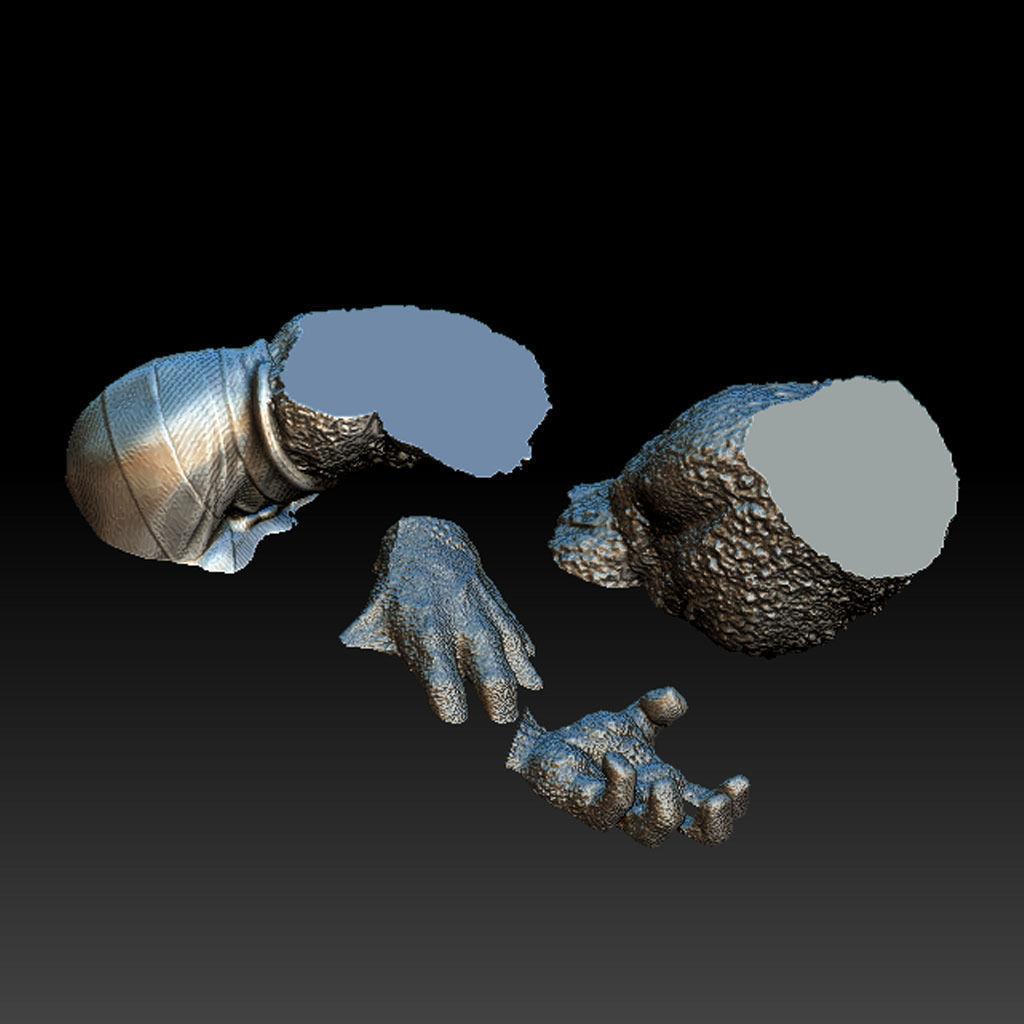 Sandman statue of man free 3D model 3D printable | CGTrader