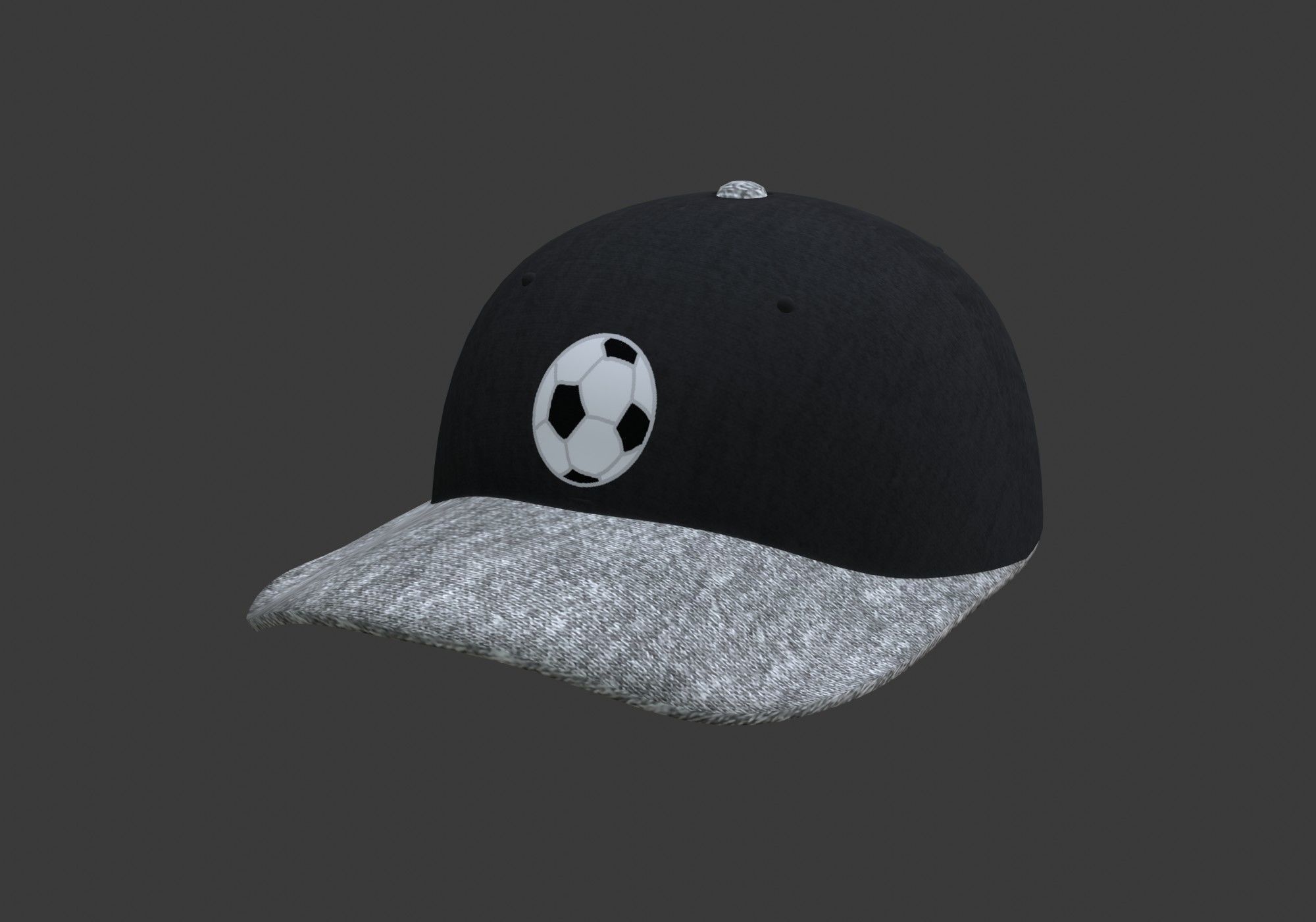 soccer cap 3D model | CGTrader