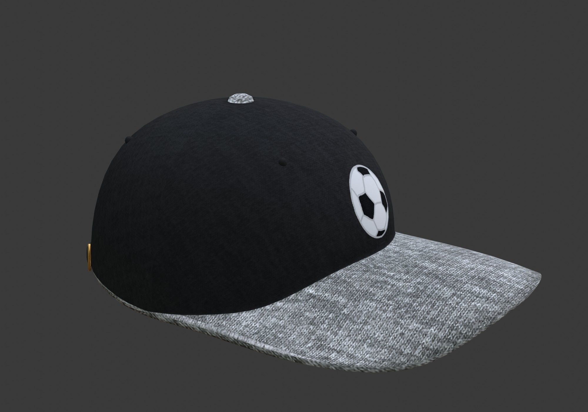 soccer cap 3D model | CGTrader