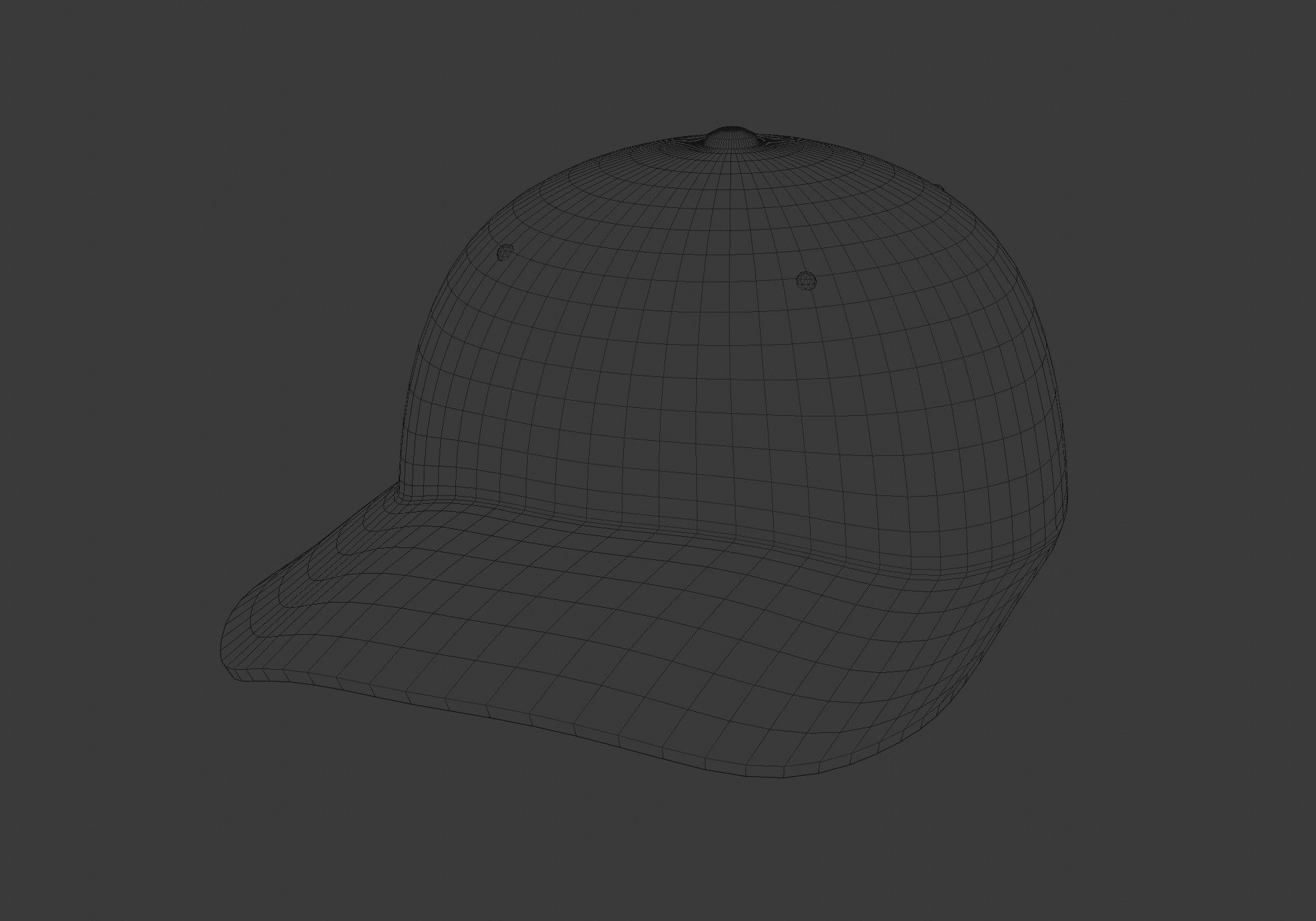 blue-gray cap 3D model | CGTrader