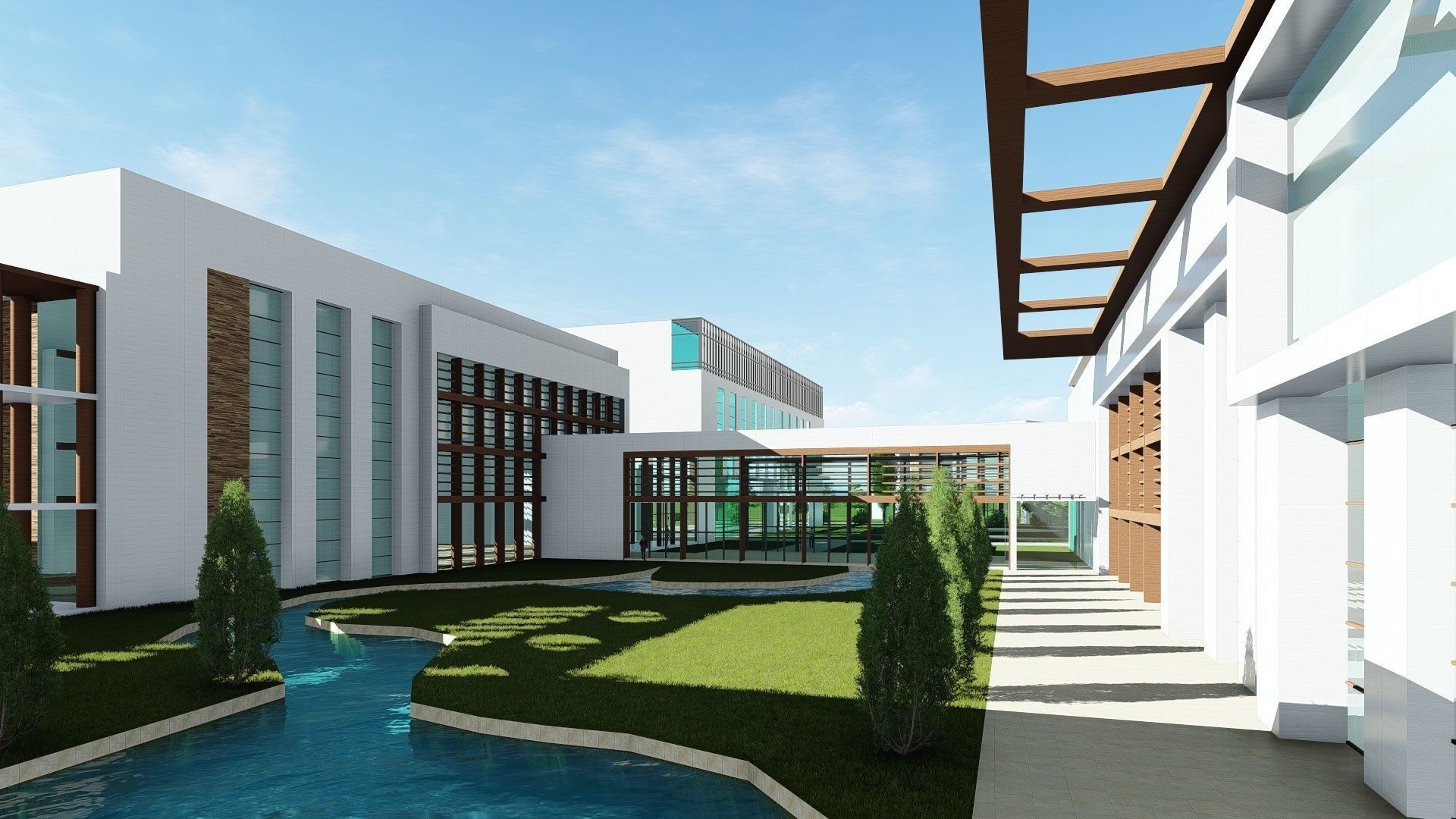Sketchup Hospital F2 with Render and Lumion file 3D model | CGTrader
