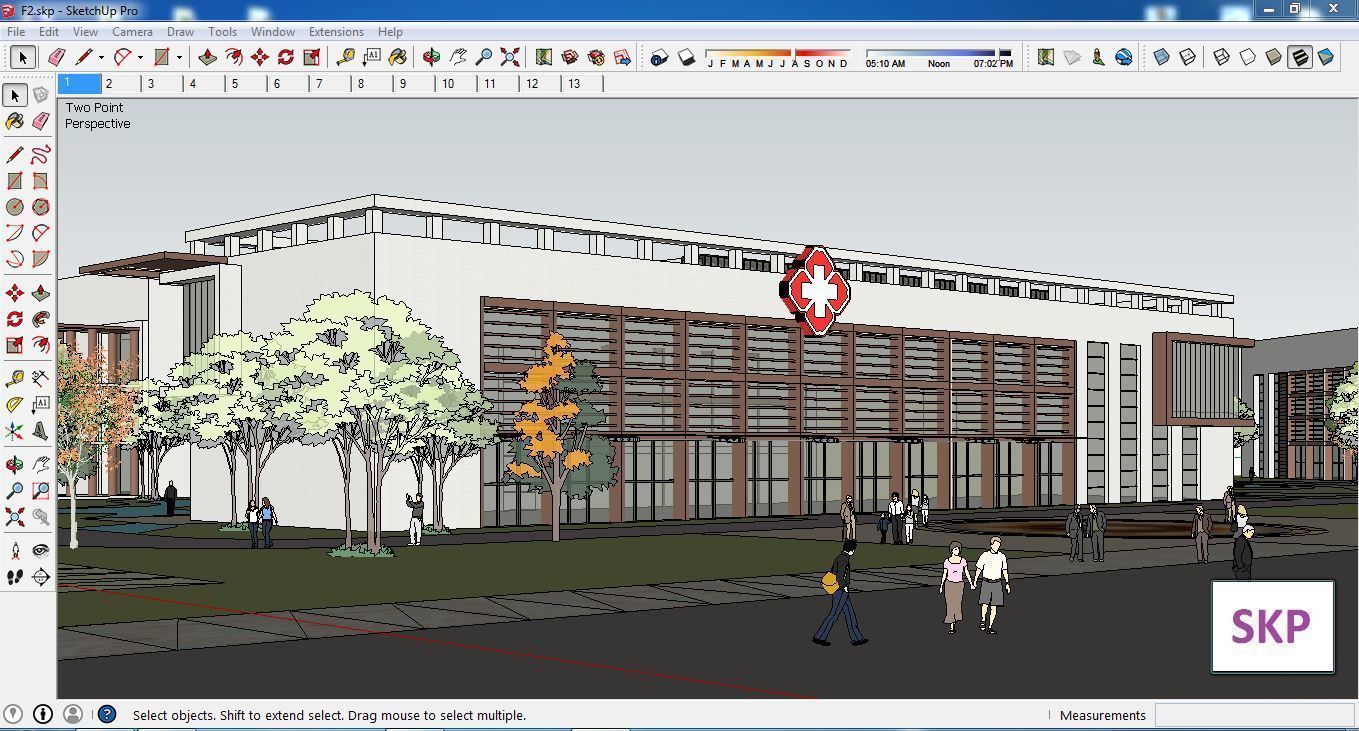 Sketchup Hospital F2 with Render and Lumion file 3D model | CGTrader