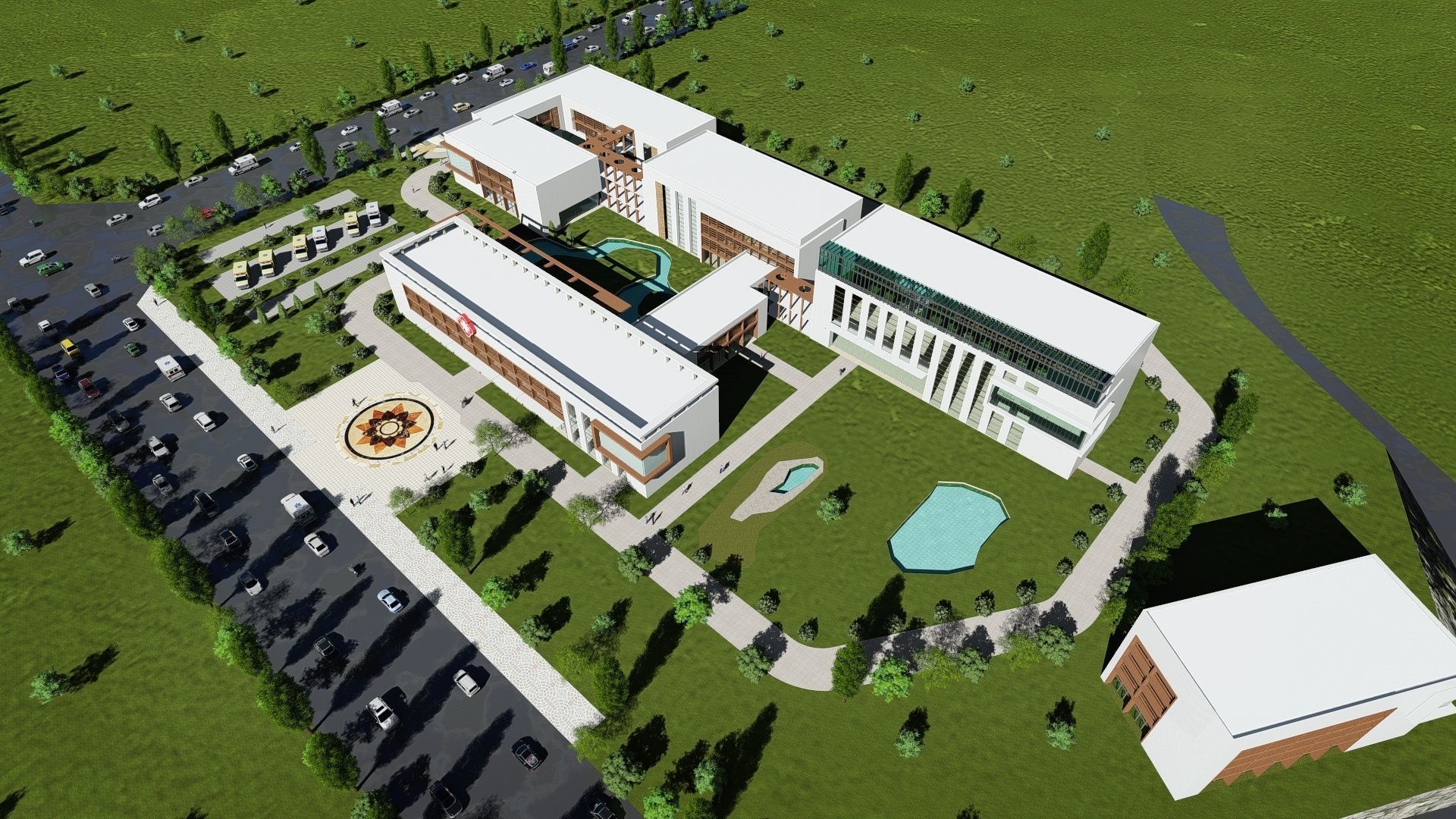 Sketchup Hospital F2 with Render and Lumion file 3D model | CGTrader