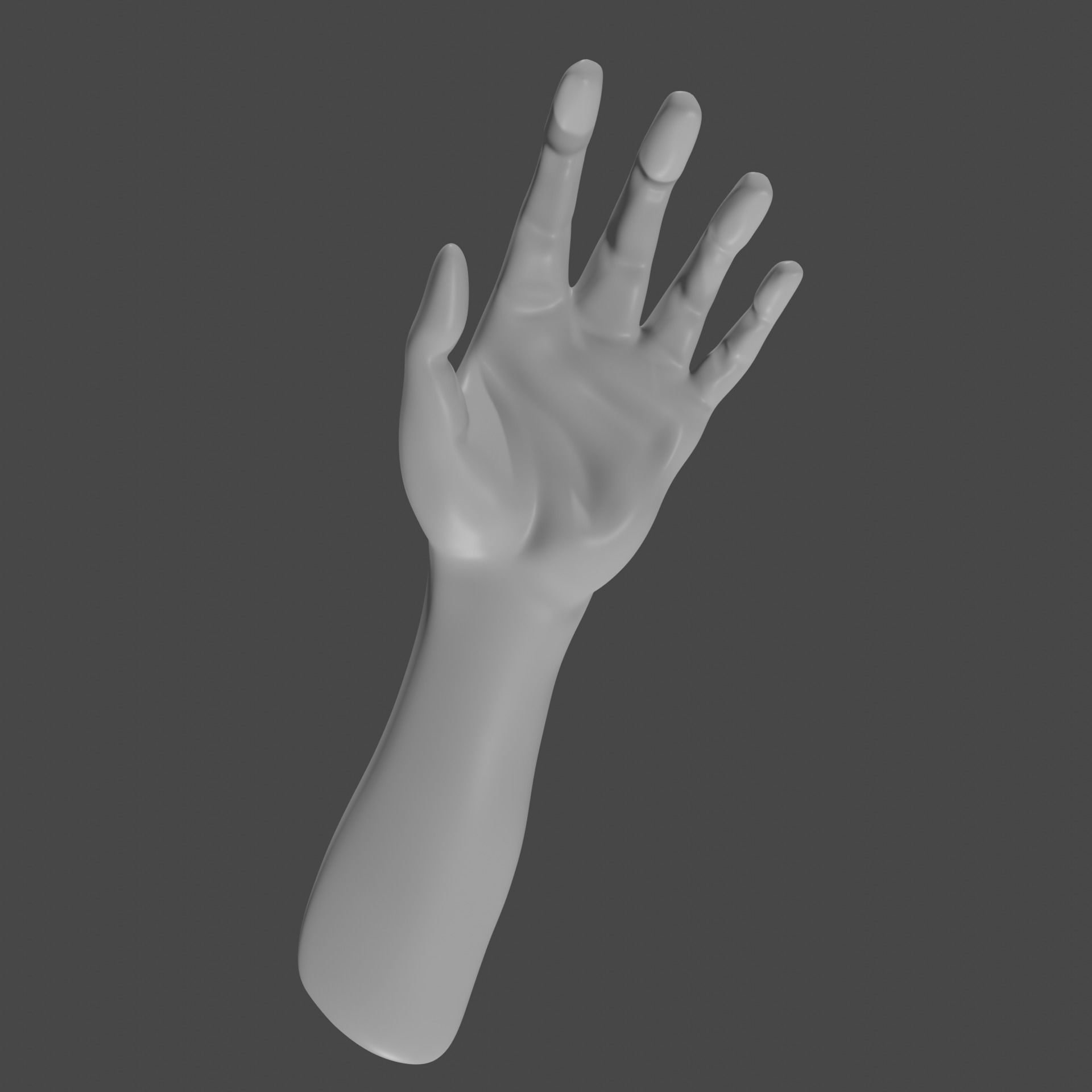 Right Human Hand 3D model | CGTrader