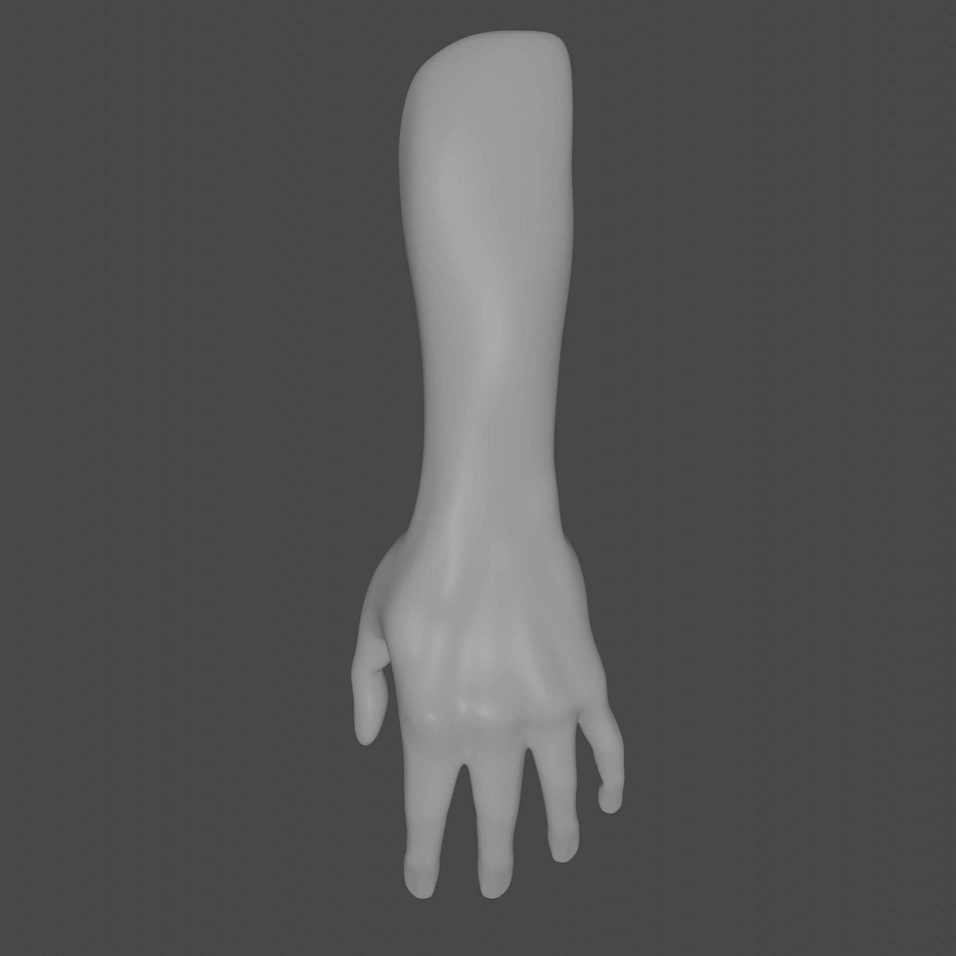 Right Human Hand 3D model | CGTrader