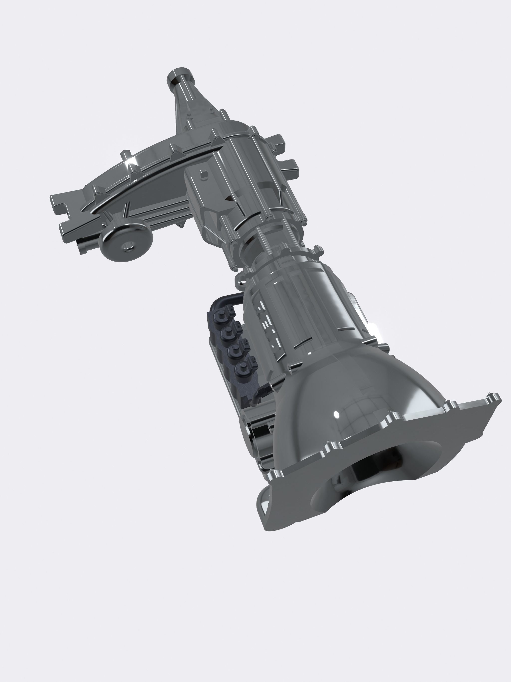 Offroad Lifted Transfer Case Powerglide Assembly GM Style 3D model 3D ...