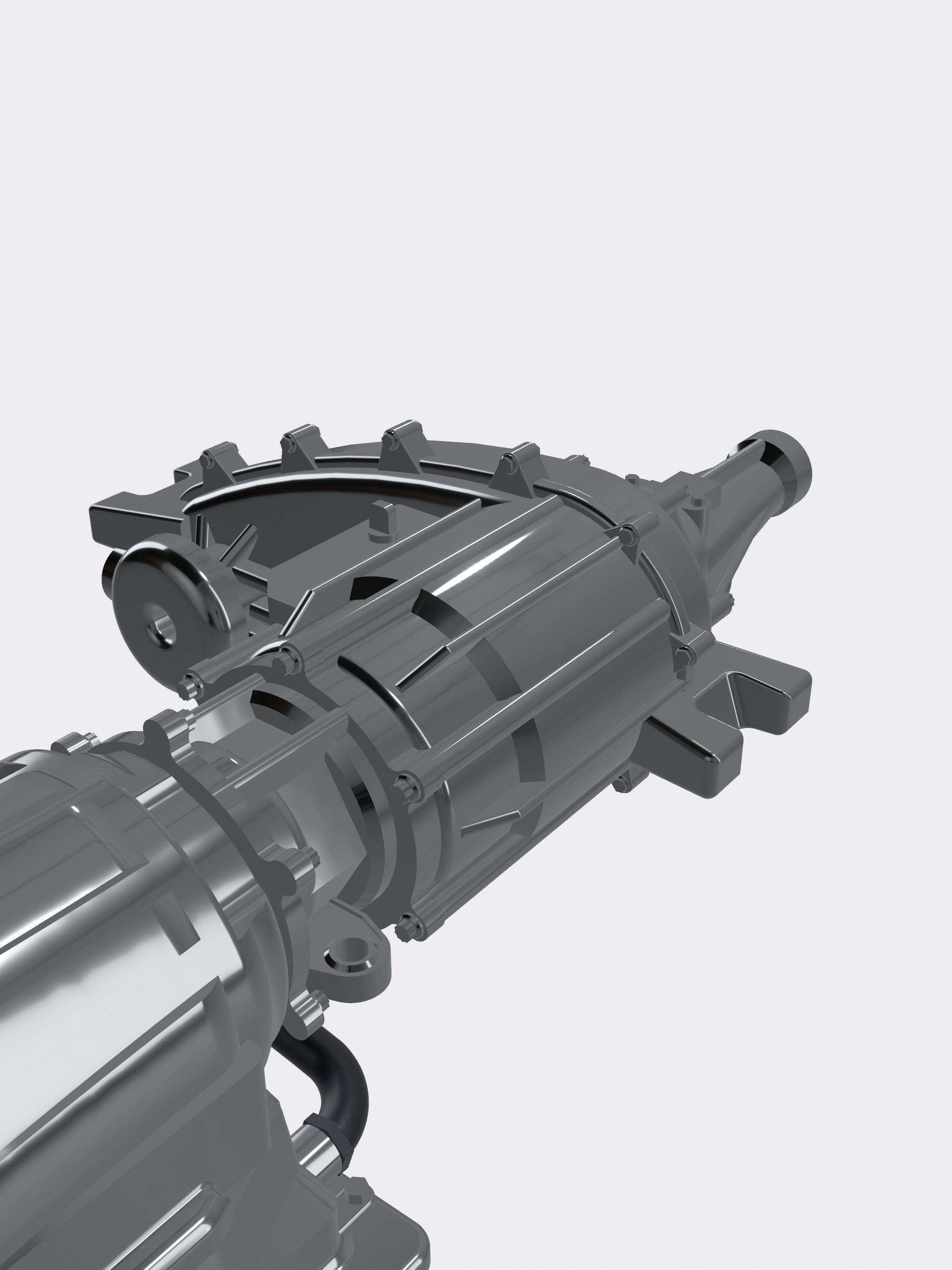 Offroad Lifted Transfer Case Powerglide Assembly GM Style 3D model 3D ...