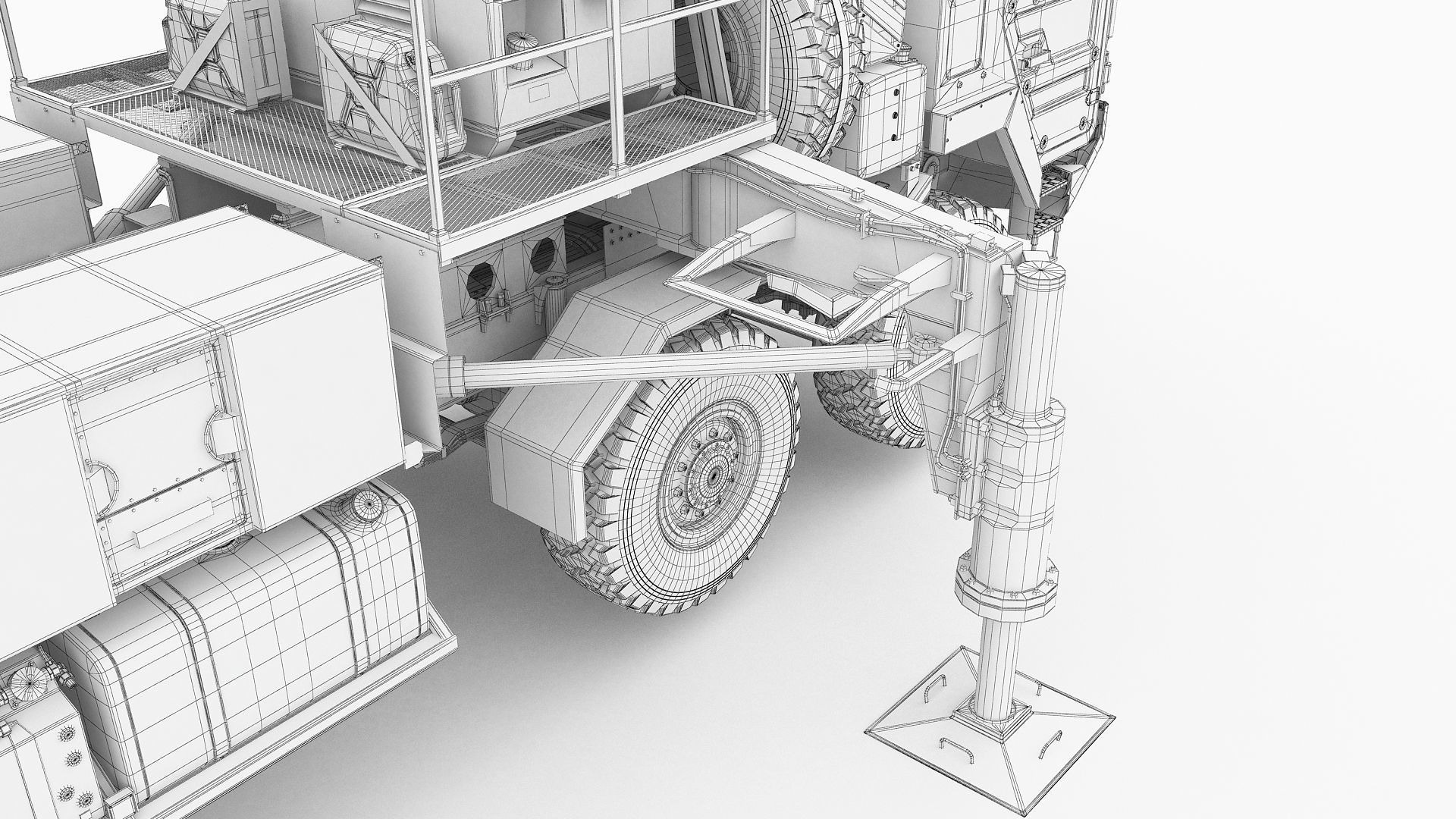 Rocket launcher MAN MIM-104 Patriot 3D model | CGTrader