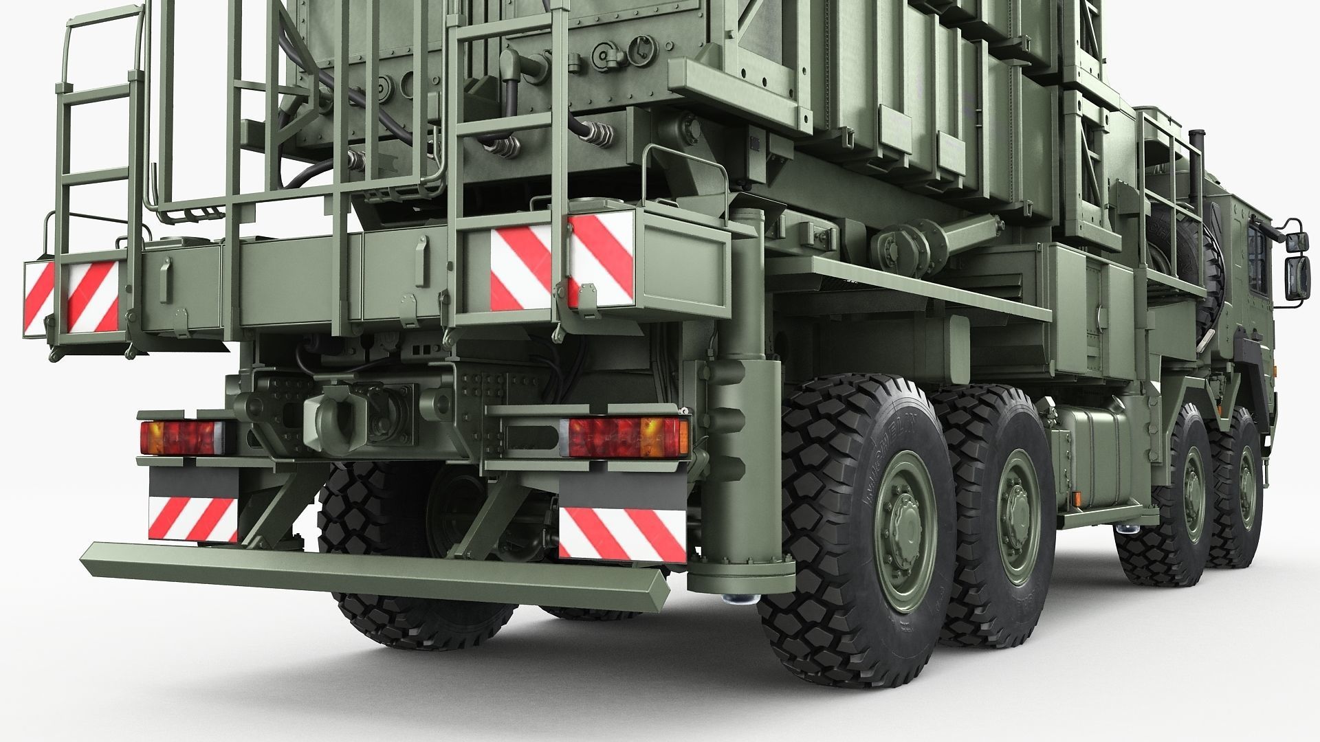 Rocket launcher MAN MIM-104 Patriot 3D model | CGTrader