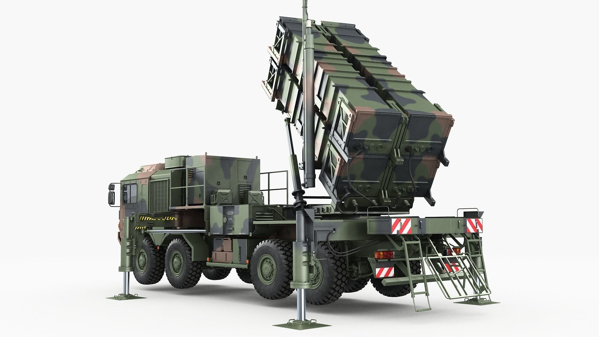 Rocket launcher MAN MIM-104 Patriot 3D model | CGTrader