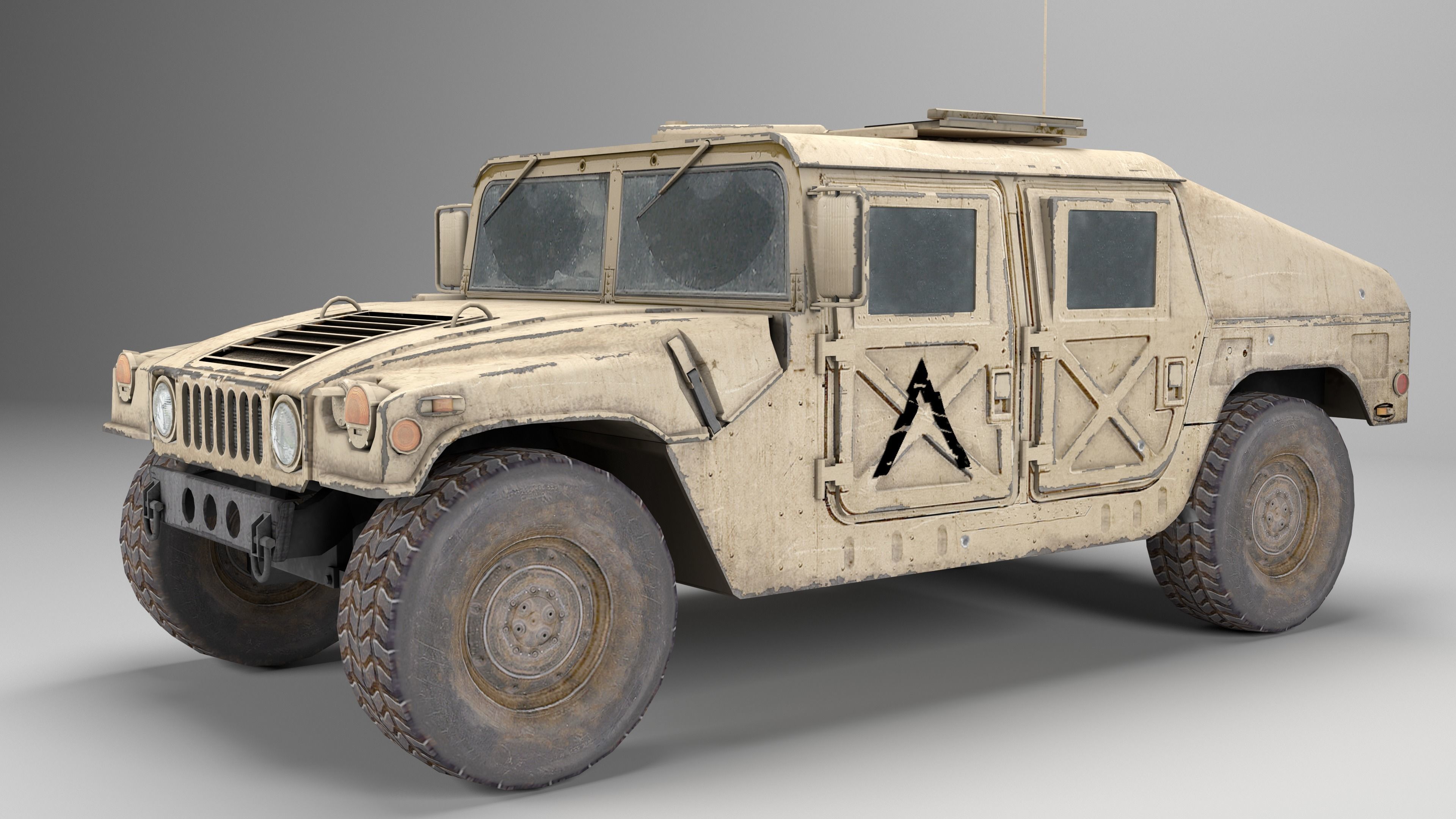 3D model Military Hummer Humvee 3D model VR / AR / low-poly | CGTrader