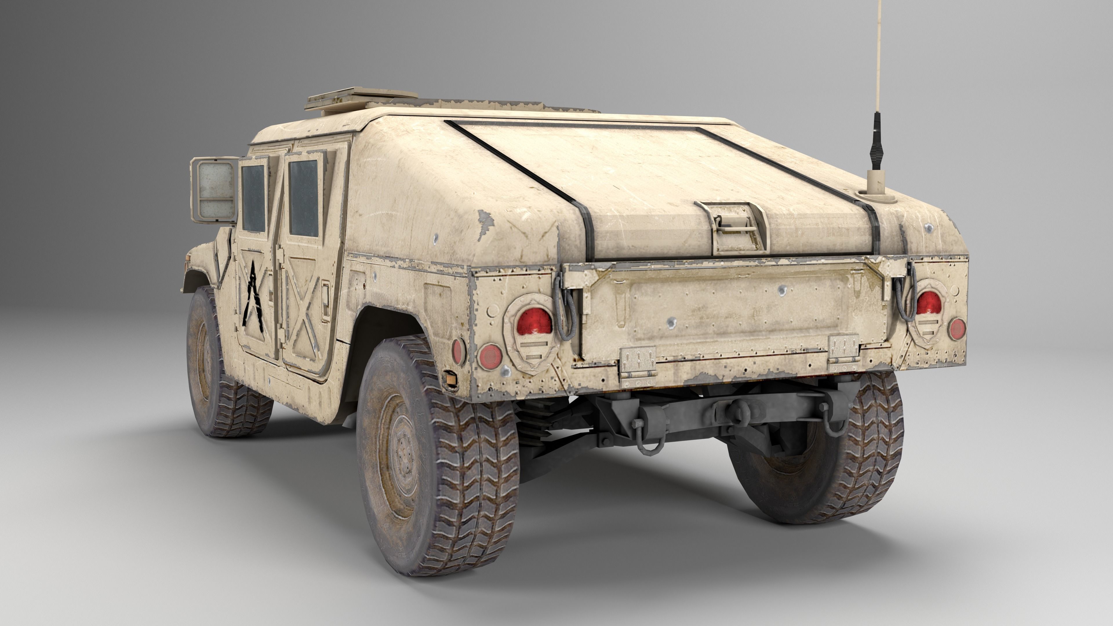 3D model Military Hummer Humvee 3D model VR / AR / low-poly | CGTrader
