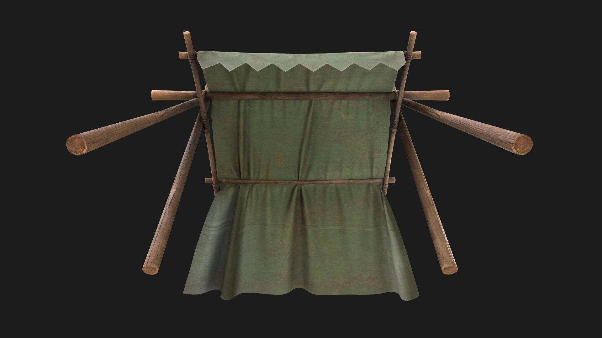 3D model Army Market Tent VR / AR / low-poly | CGTrader