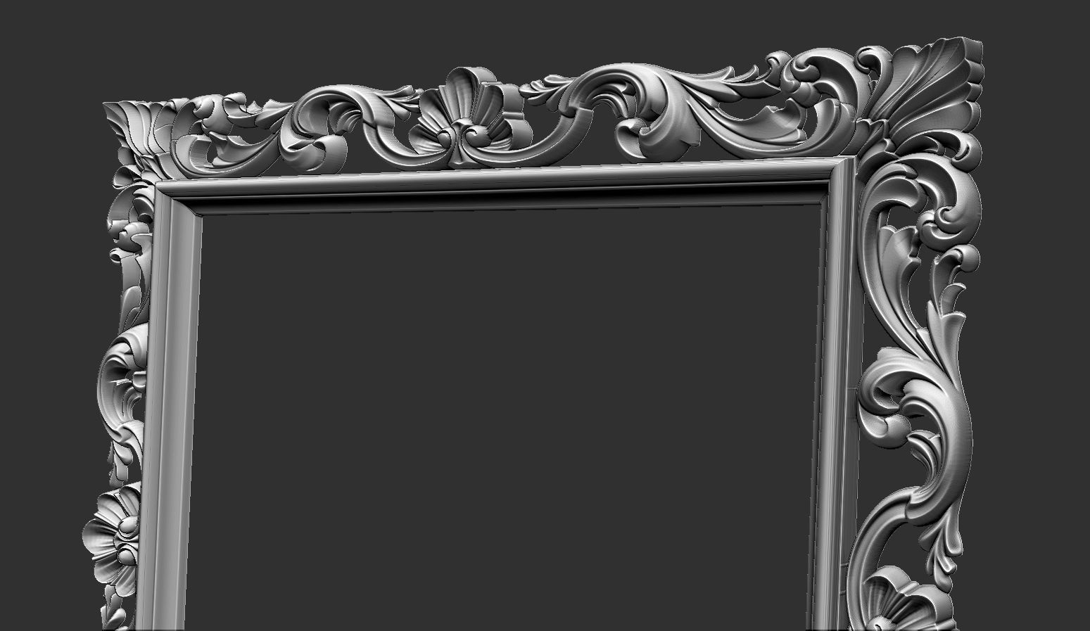 Frame Mirror 3D model 3D printable | CGTrader