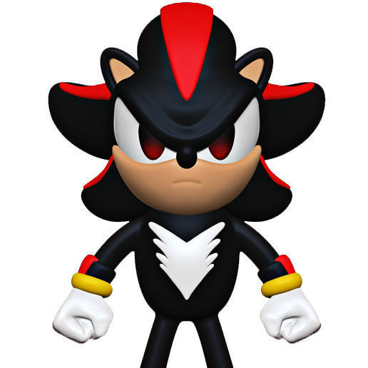Shadow the Hedgehog 3D model 3D printable | CGTrader
