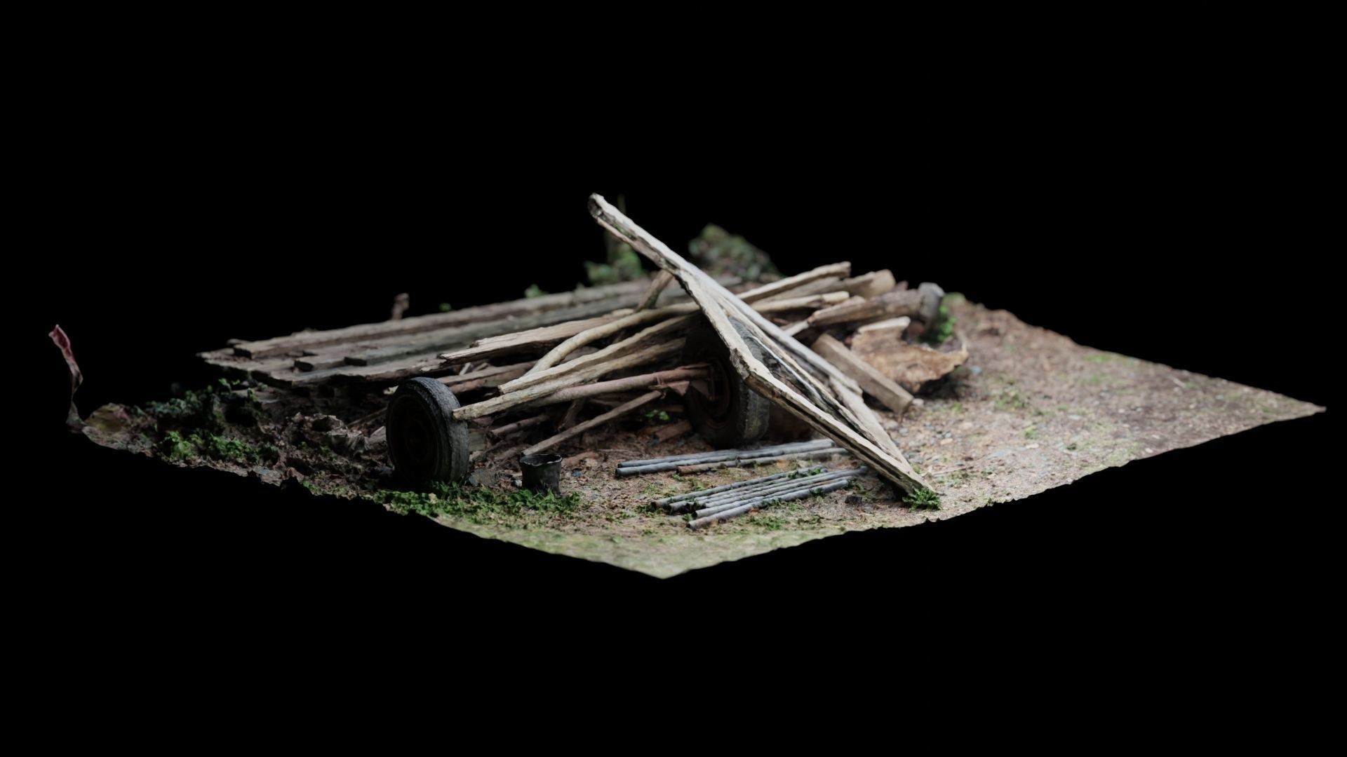 3D model Low-Poly Scanned Scrap Pile VR / AR / low-poly | CGTrader