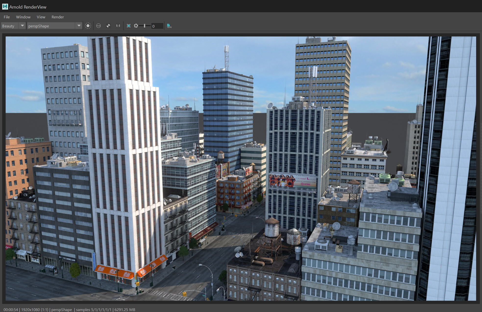 3D model NYC - 4 Blocks - 37 Buildings V2 VR / AR / low-poly | CGTrader