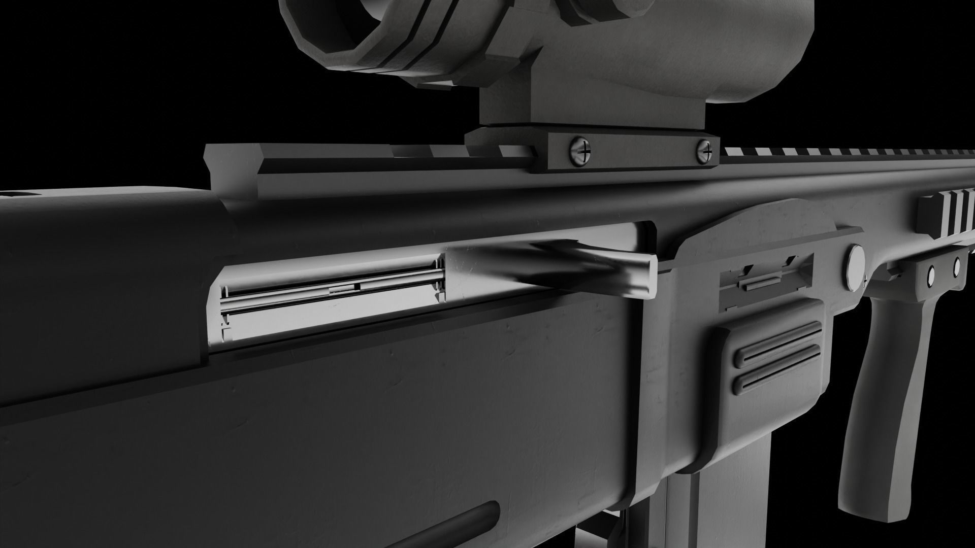 PPSH Modified free 3D model | CGTrader