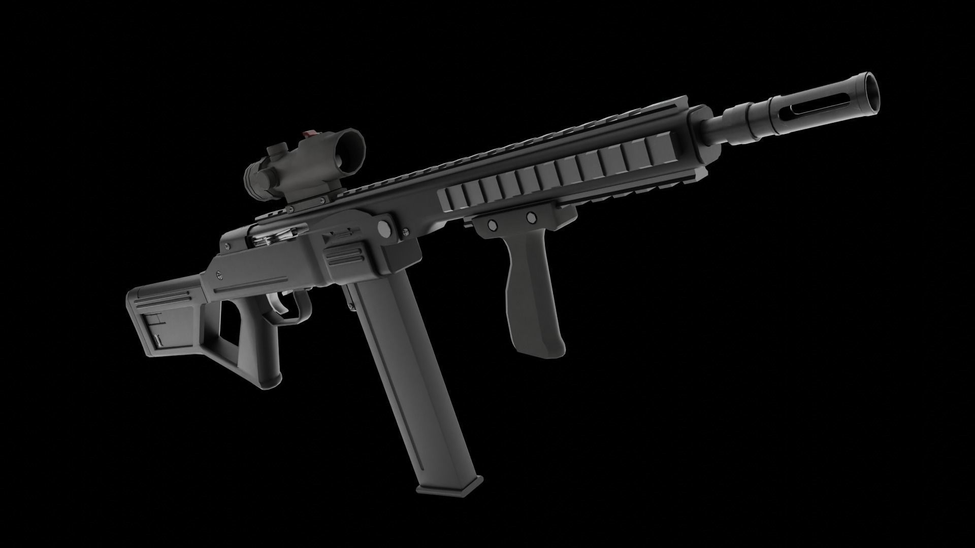 PPSH Modified free 3D model | CGTrader