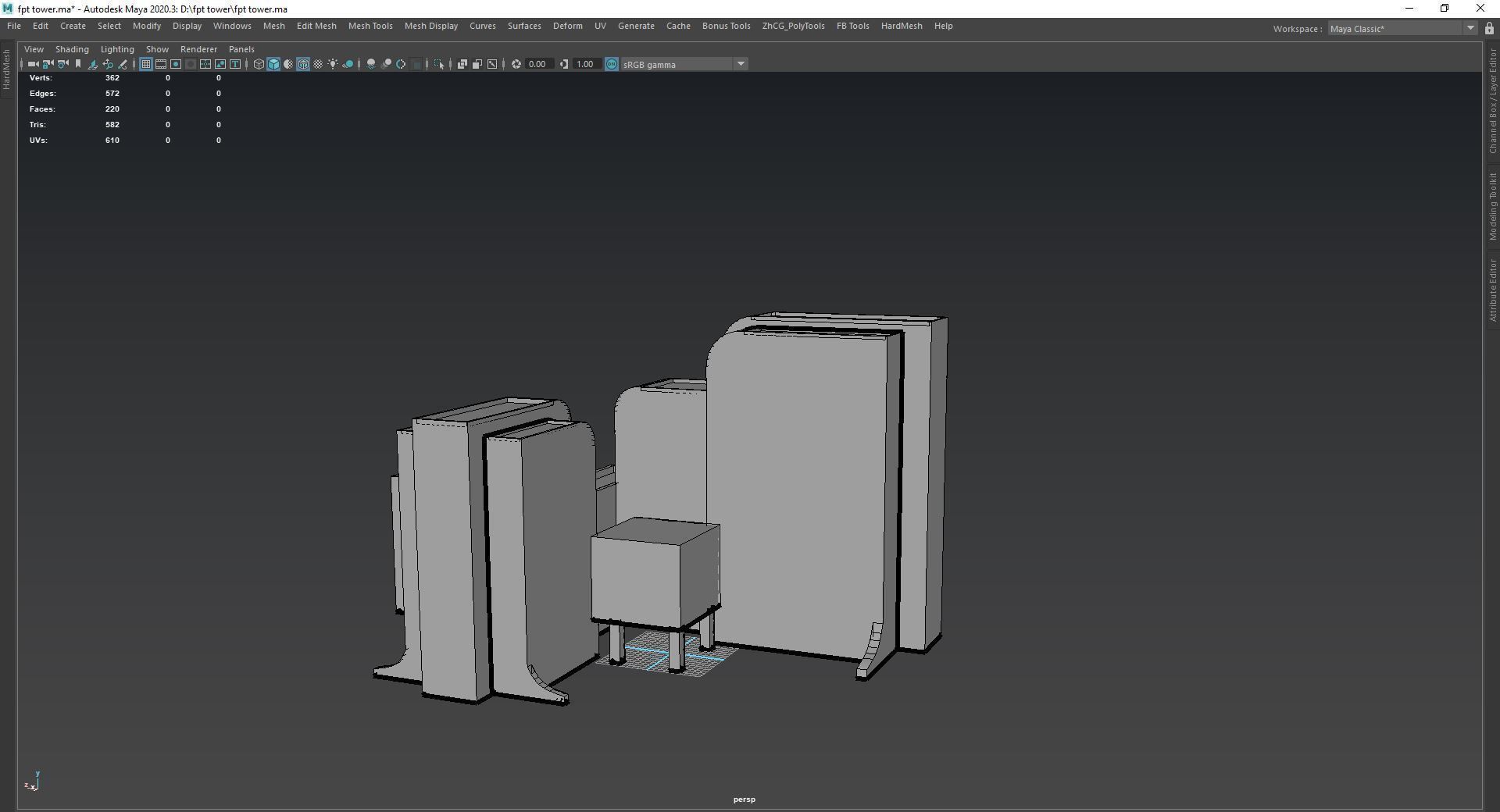 3D model FPT Building VR / AR / low-poly | CGTrader