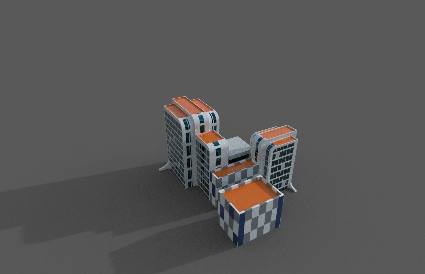 3D model FPT Building VR / AR / low-poly | CGTrader