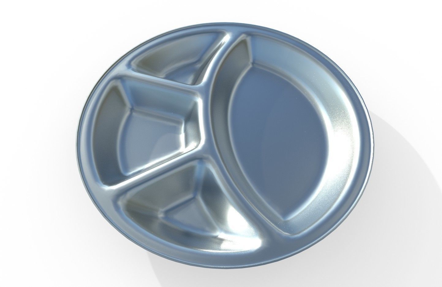 3D model Divided Plate M05 - with STL VR / AR / low-poly | CGTrader