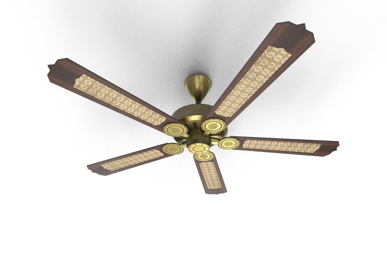3D model fan low poly ceiling - ceiling VR / AR / low-poly | CGTrader