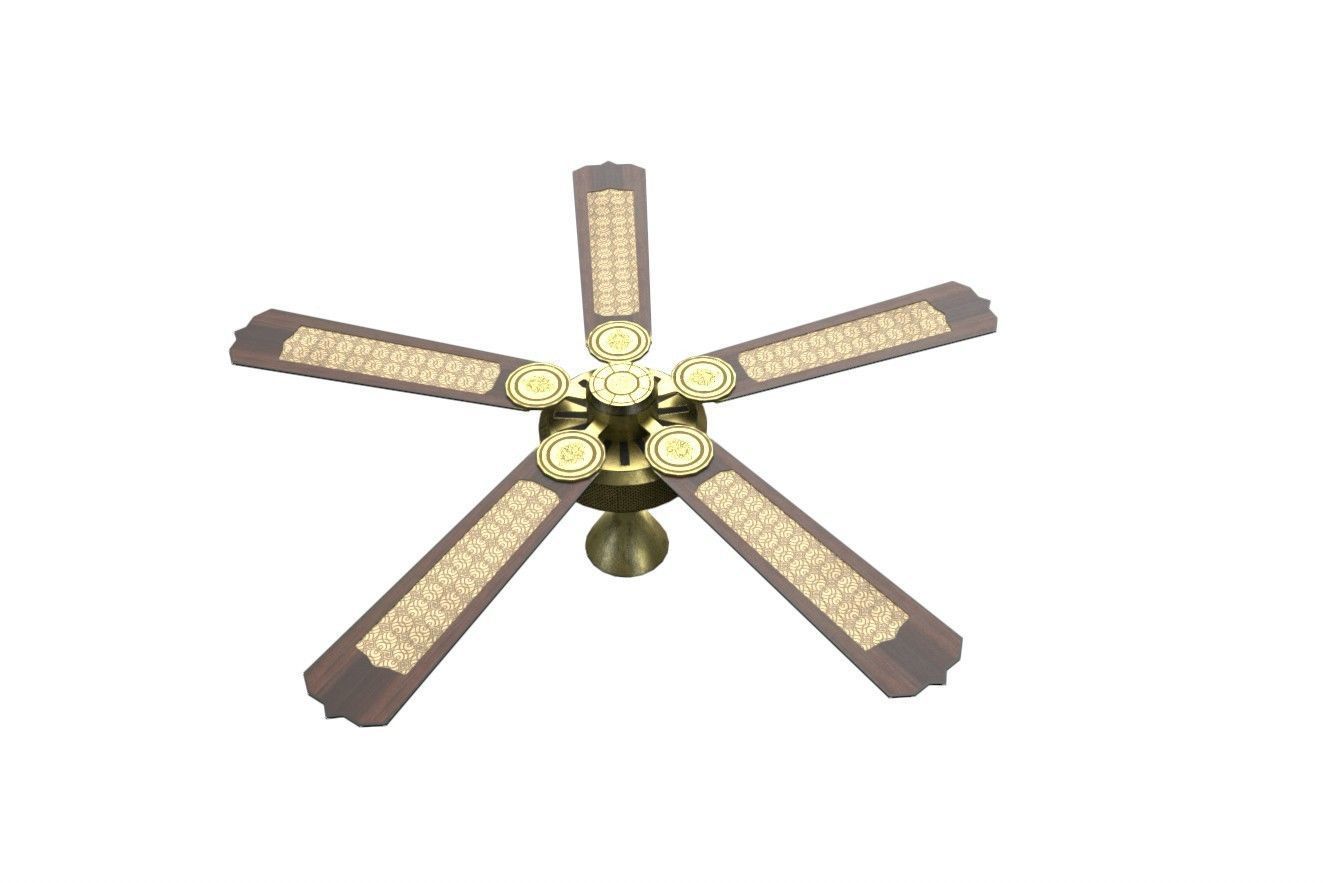 3D model fan low poly ceiling - ceiling VR / AR / low-poly | CGTrader